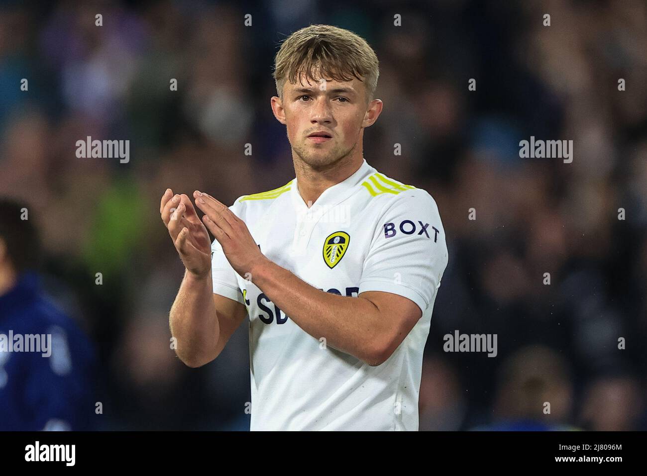 Joe Gelhardt #30 of Leeds United applauds the fans Stock Photo - Alamy