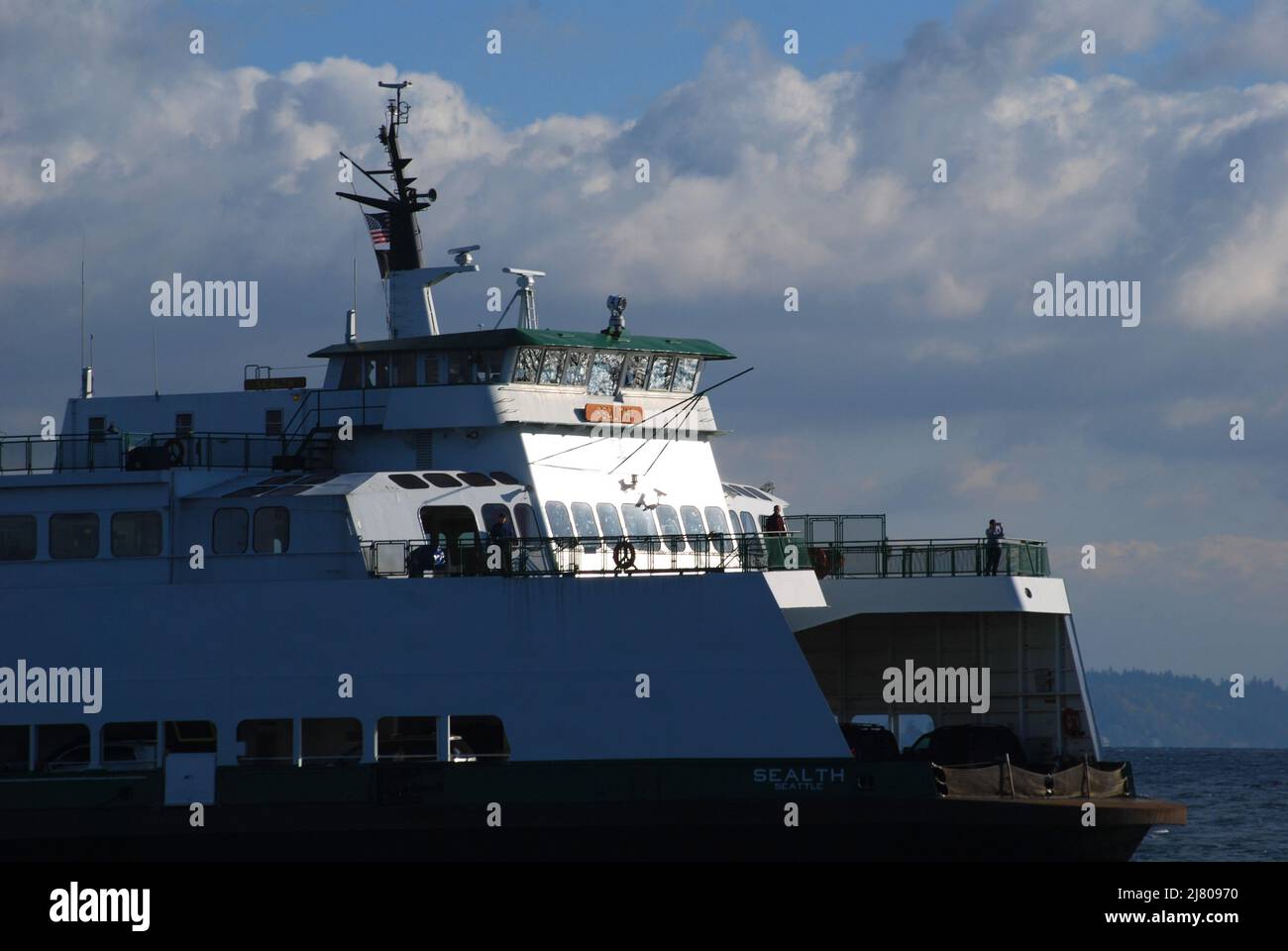 Washington State Ferry on Puget Sound Stock Photo - Alamy