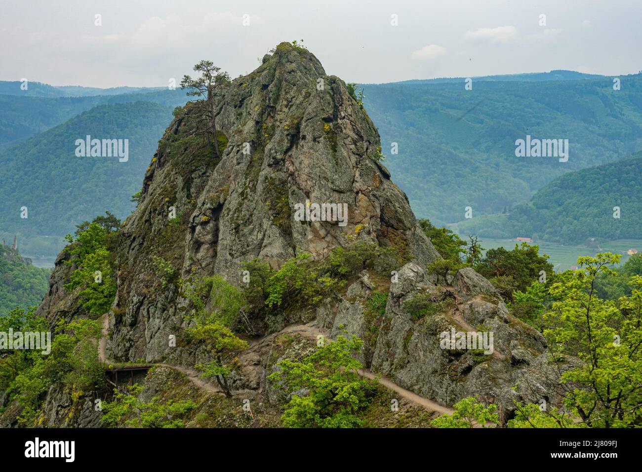 The varied route over the Vogelbergsteig to the historic Dürnstein ...