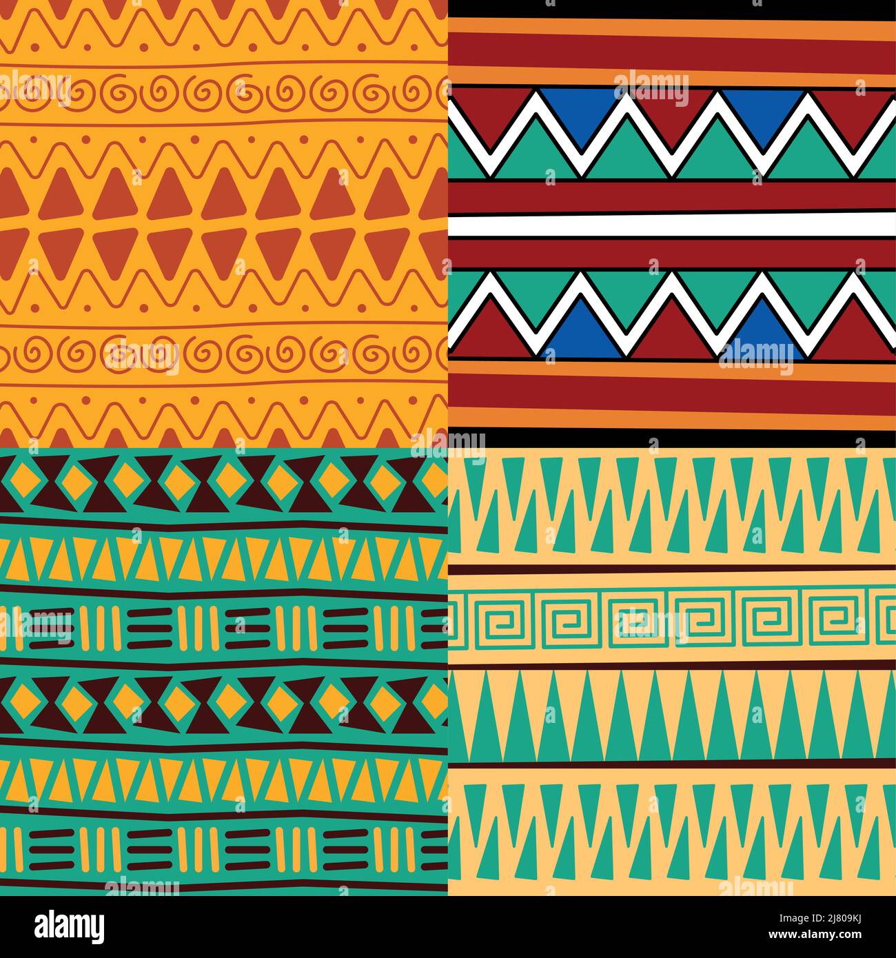 four african culture patterns background Stock Vector Image & Art - Alamy