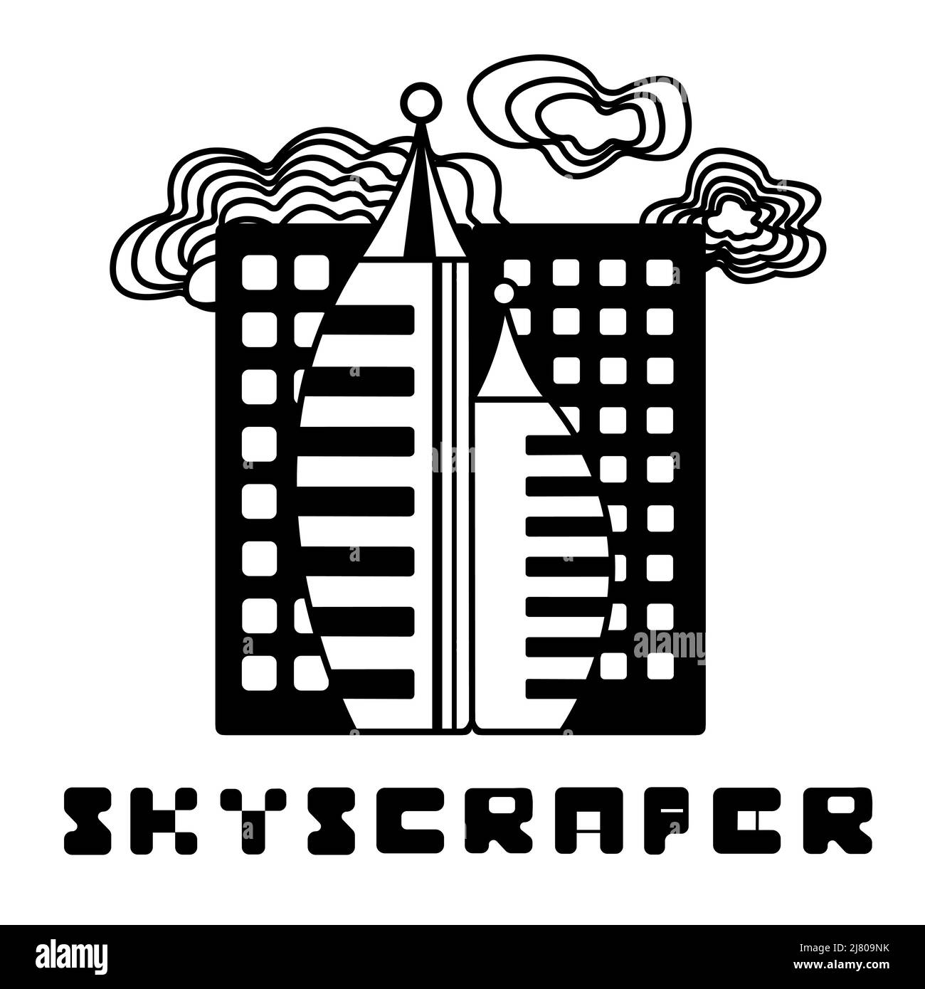 Skyscraper vectors Cut Out Stock Images & Pictures - Alamy