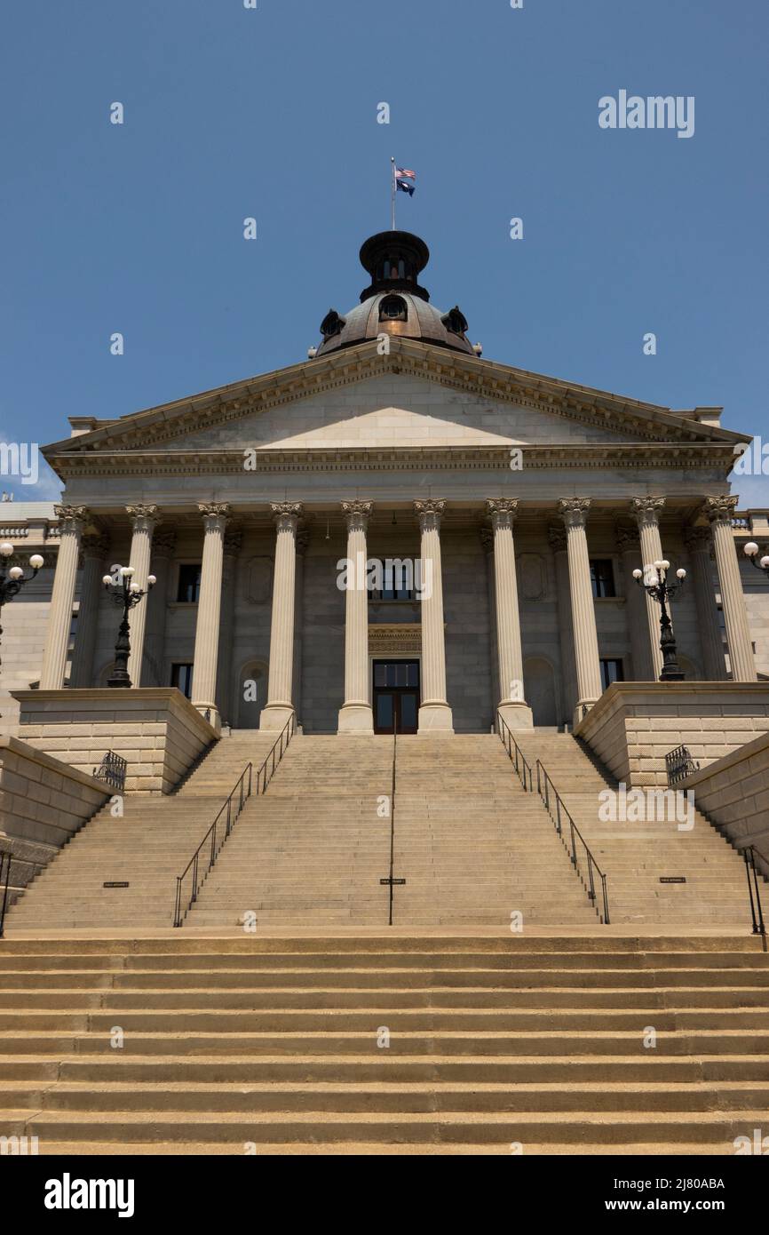 South Carolina state capital building in Columbia SC Stock Photo - Alamy