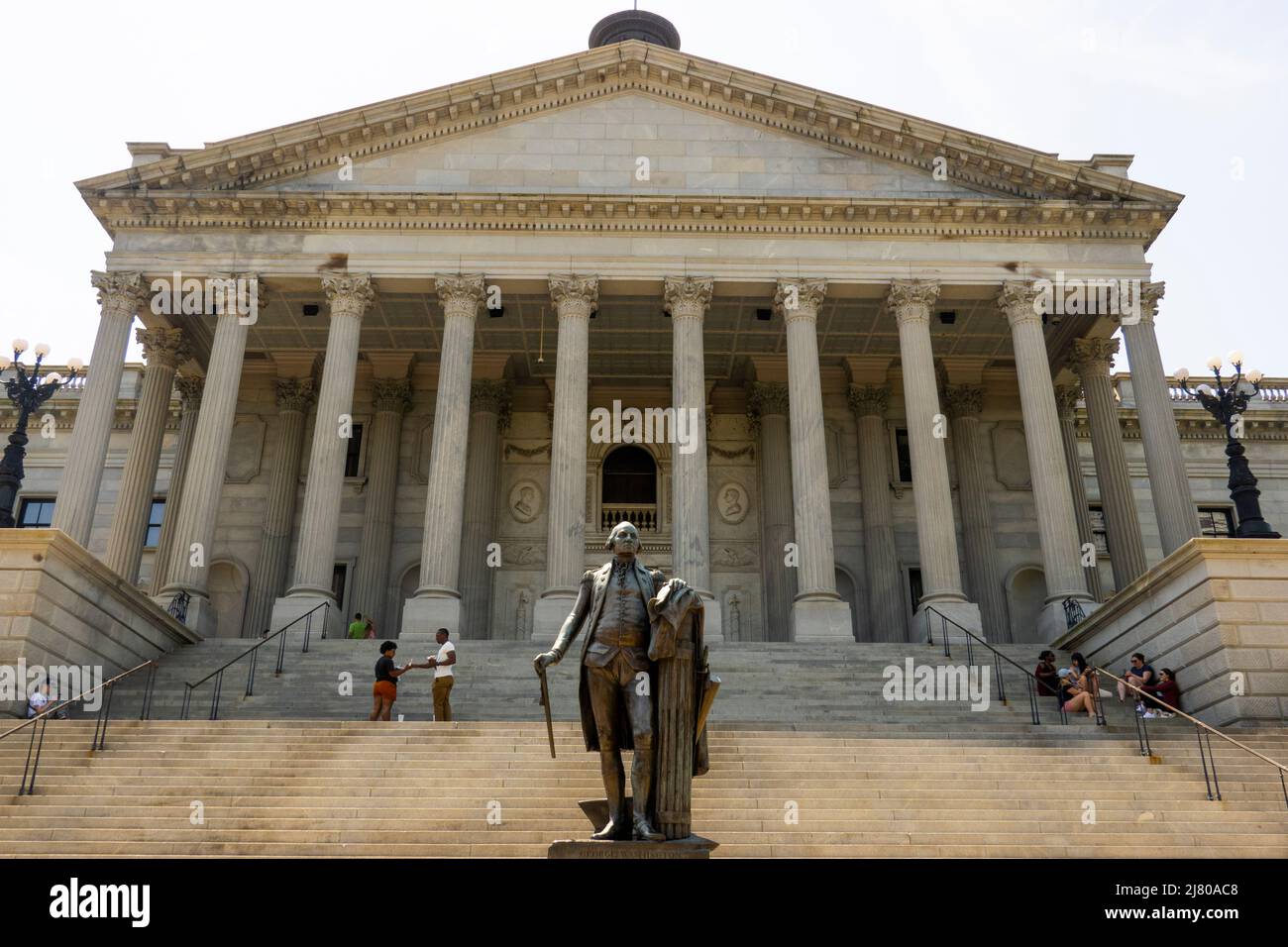 South carolina state house steps hi-res stock photography and images ...