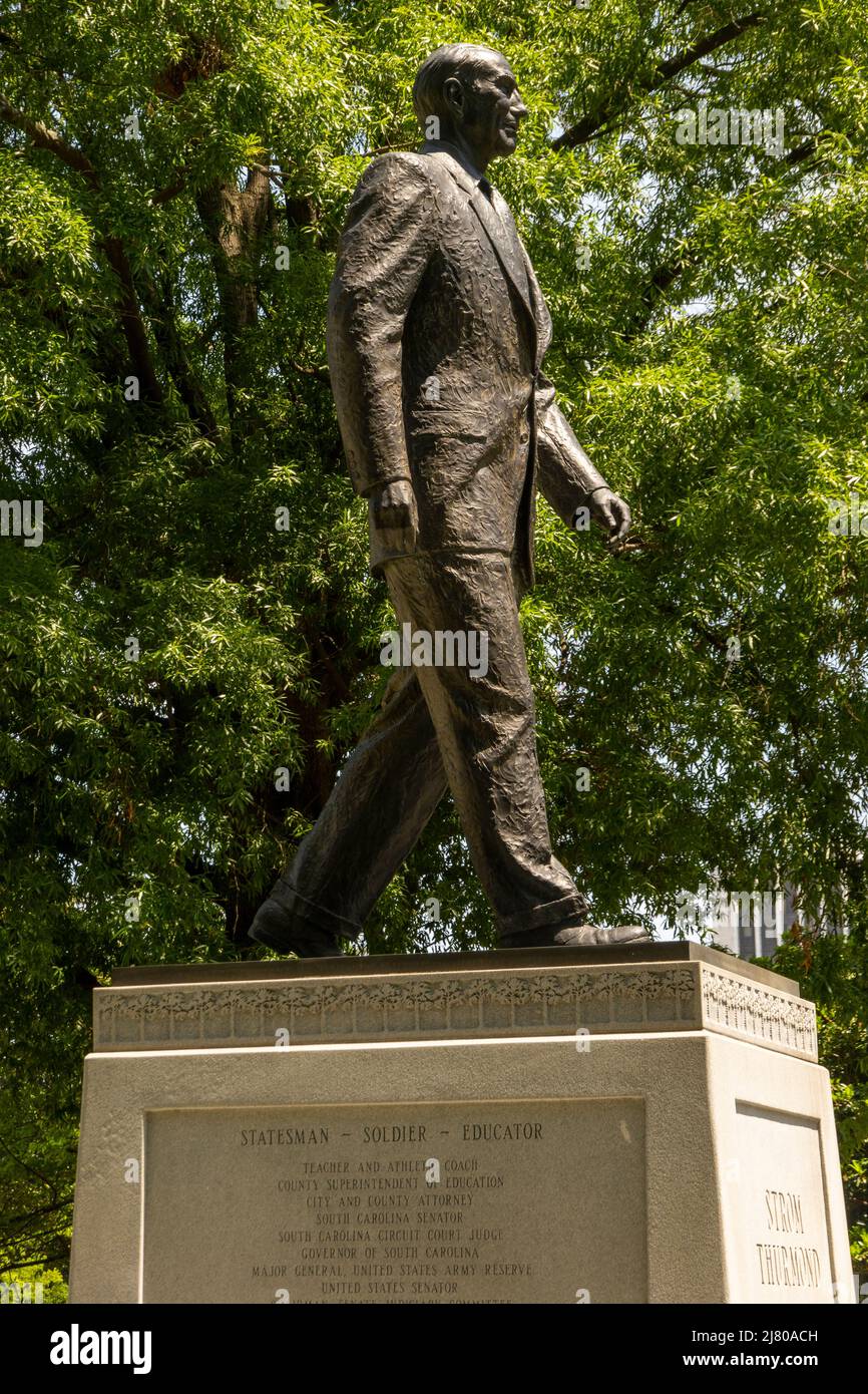 Senator Strom Thurmond statue in Columbia South Carolina Stock Photo ...