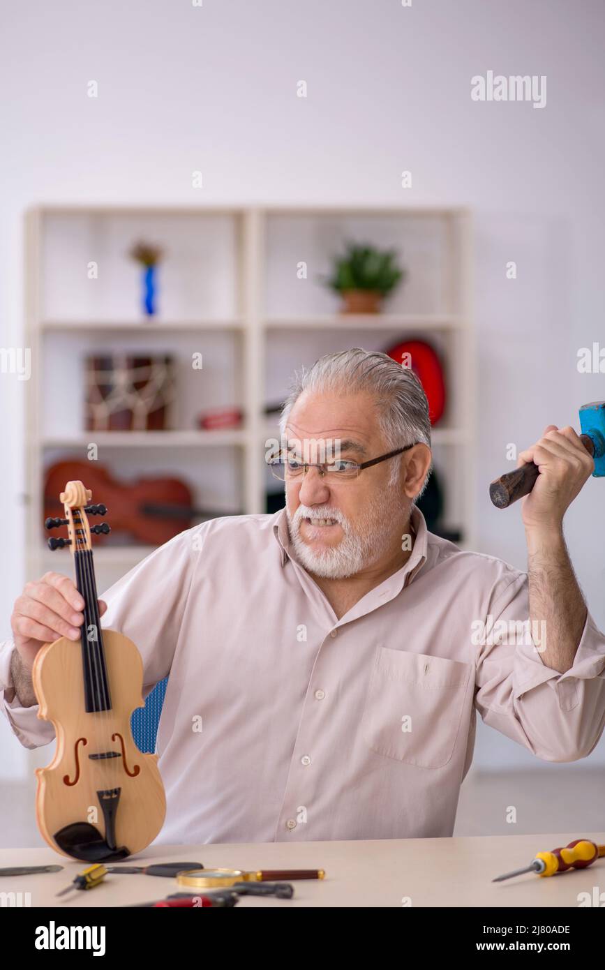 Destroying instruments hi-res stock photography and images - Alamy