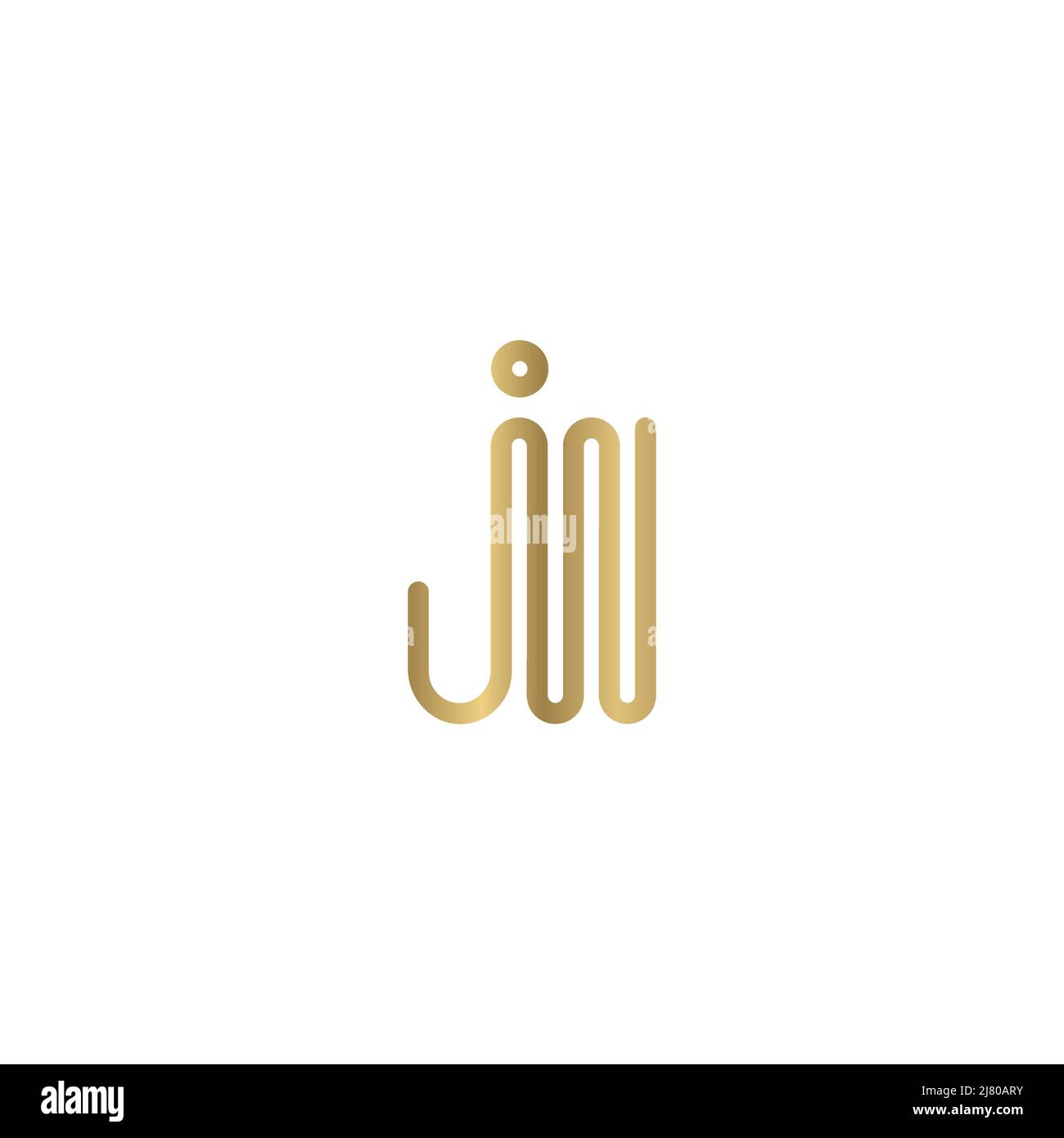 Alphabet Initials logo JW, WJ, J and W Stock Vector Image & Art - Alamy