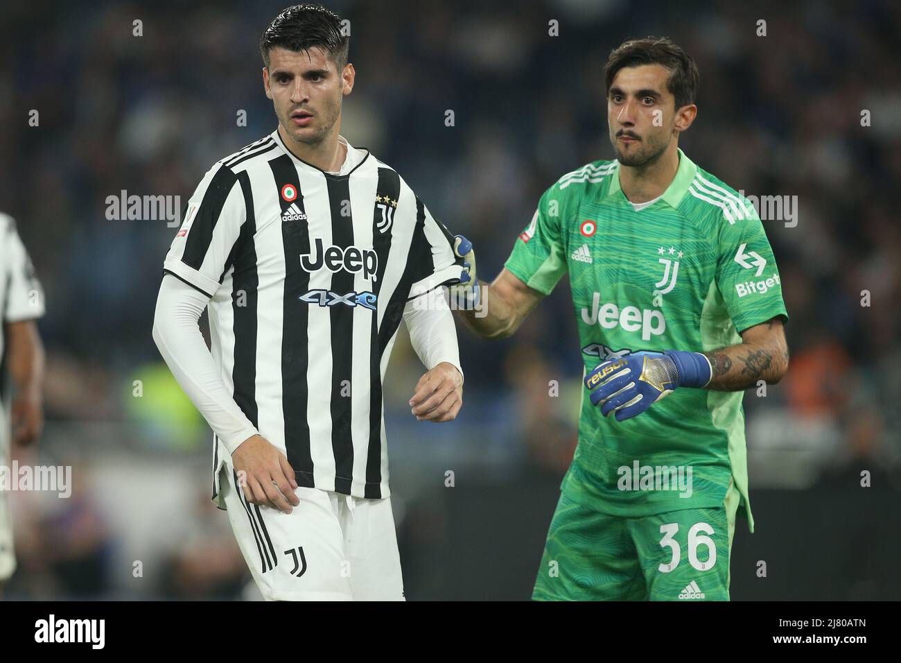 Rome, Italy. 10th May, 2022. ROME, Italy - 11.05.2022: A. MORATA (JU ...