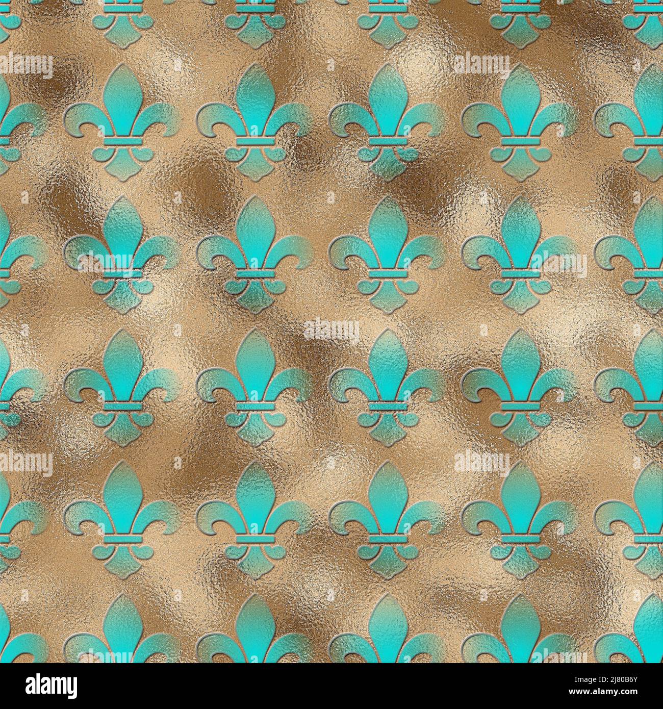 Royal Lily Fleur de Lis Seamless Pattern. Classical French golden ... Royal Lily Fleur de Lis Seamless Pattern. Classical French golden ...
