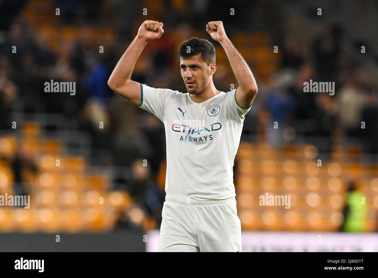 Rodri #16 of Manchester City acknowledges the crowd at the end of the ...