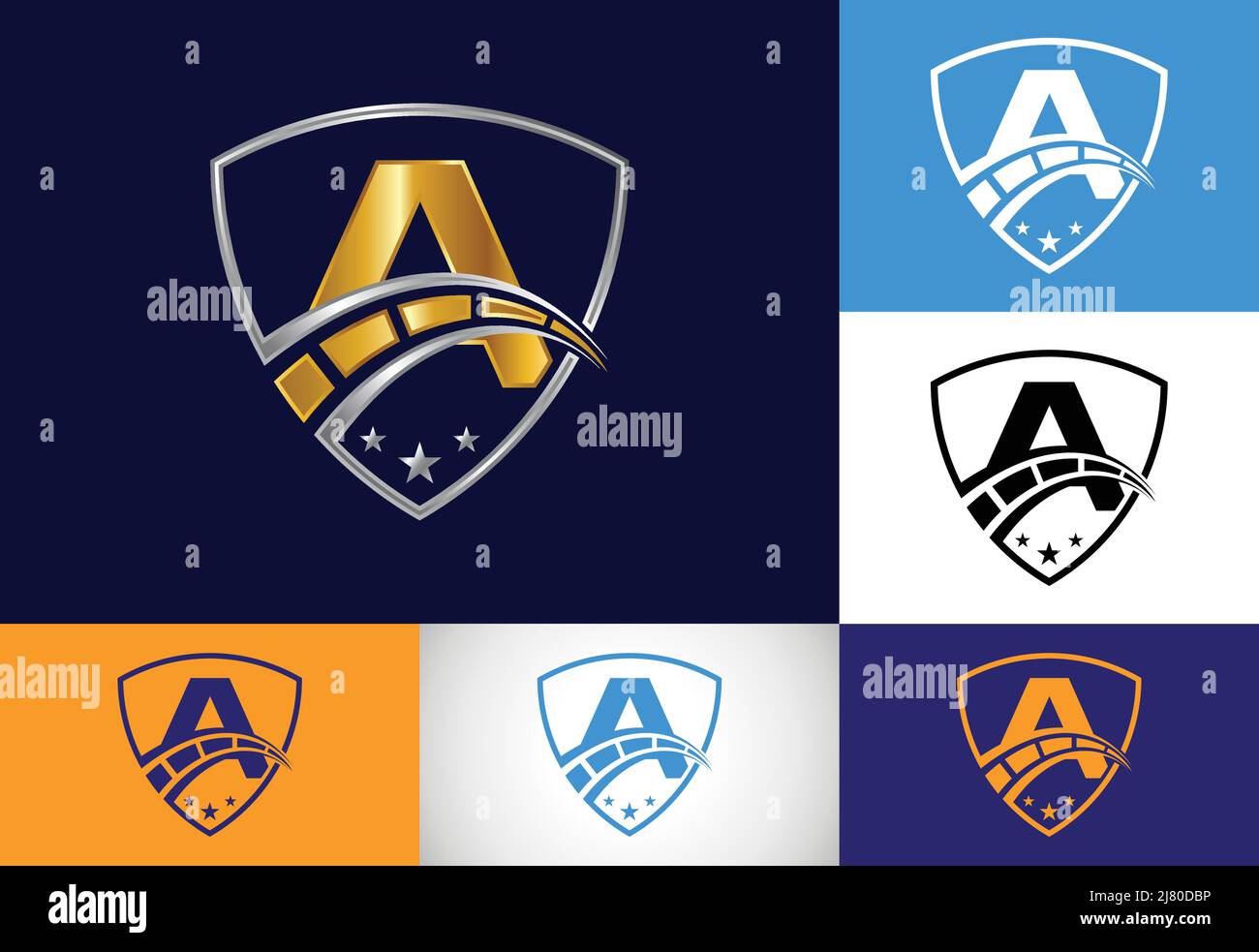Shield car monogram hi-res stock photography and images - Alamy