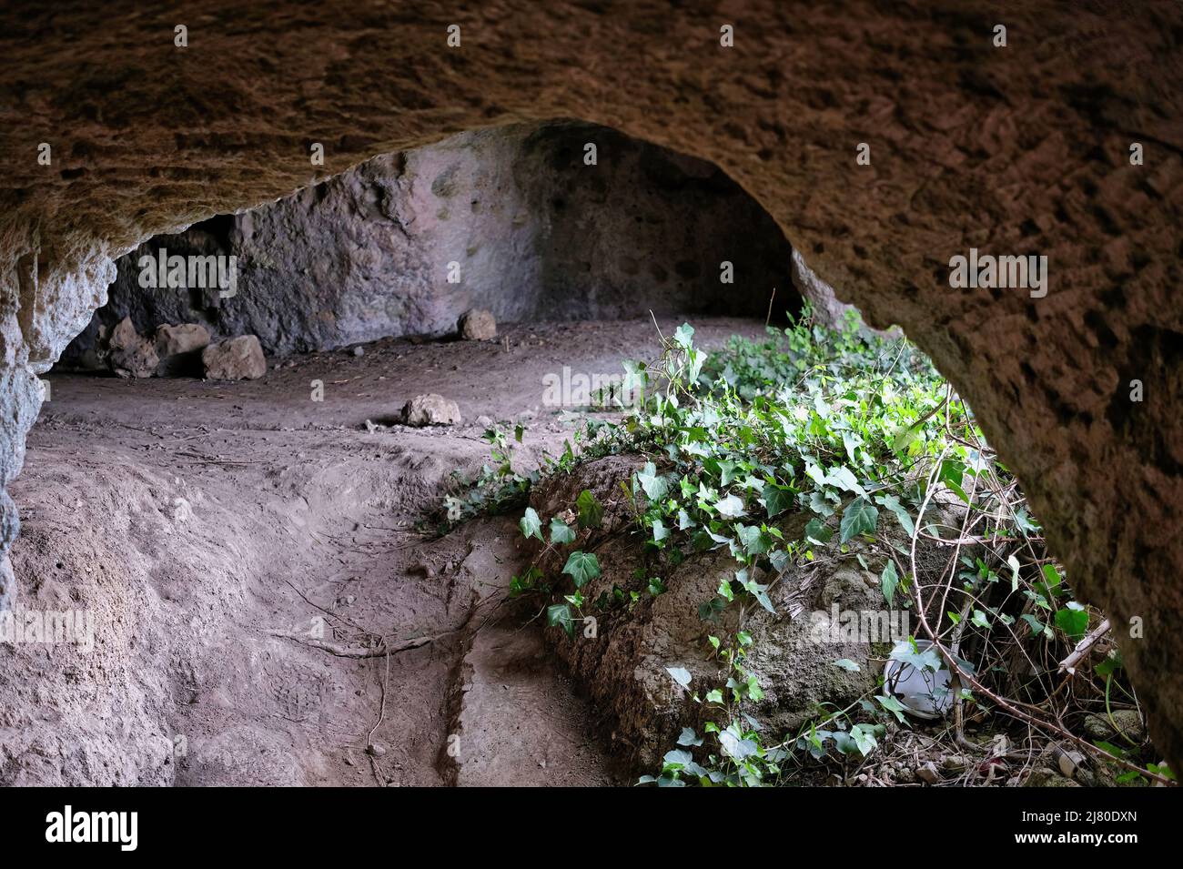 Prehistoric caves in the Murgia Materana reserve (Matera Italy) dating ...
