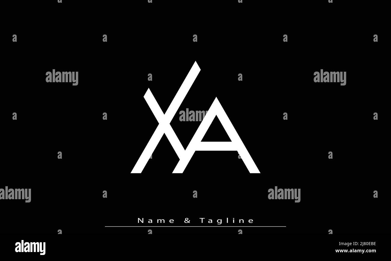 Alphabet letters Initials Monogram logo XA, AX Stock Vector Image & Art ...