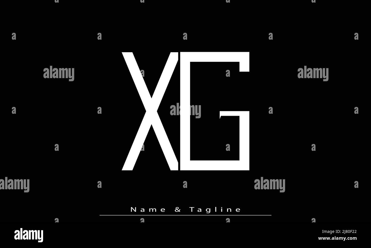 Alphabet letters Initials Monogram logo XG, GX Stock Vector Image & Art ...