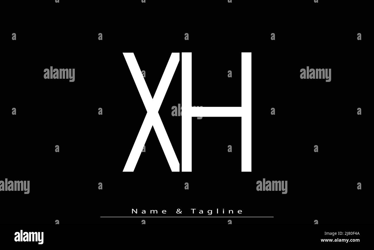 Alphabet letters Initials Monogram logo XH, HX Stock Vector Image & Art ...