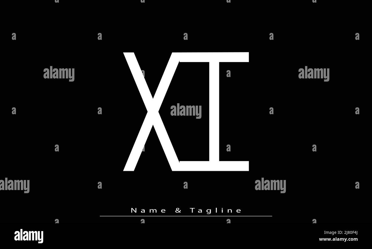 Alphabet letters Initials Monogram logo XI, IX Stock Vector Image & Art ...