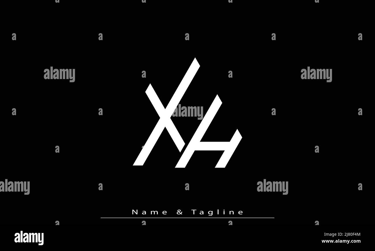 Alphabet letters Initials Monogram logo XH, HX Stock Vector Image & Art ...