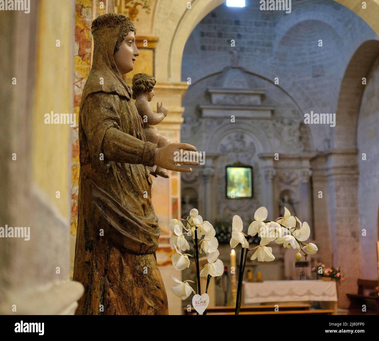 The Sanctuary of Santa Maria della Palomba in Matera is a Romanesque ...
