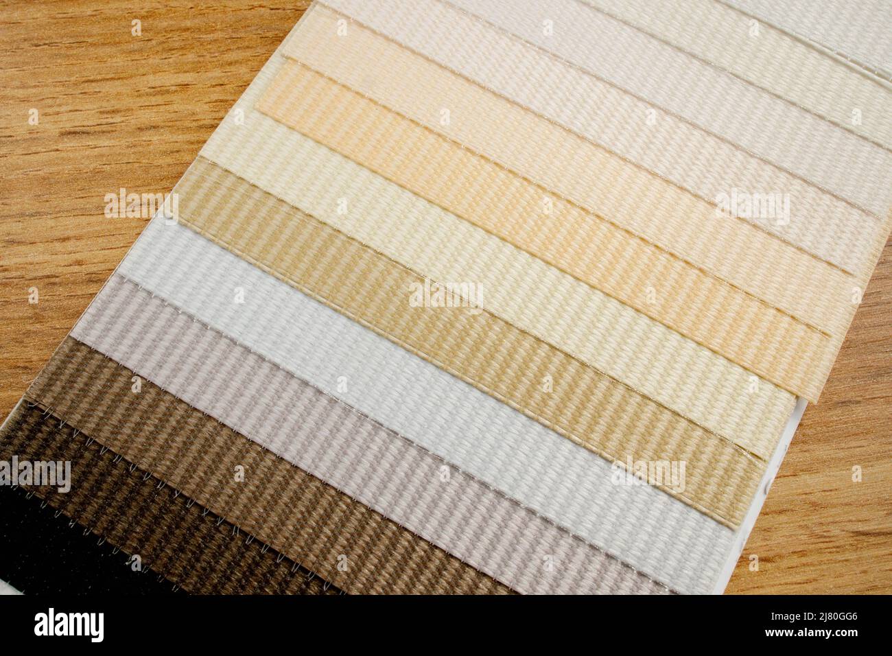 Catalog of different shades of fabric colors. Variety of color of dense ...