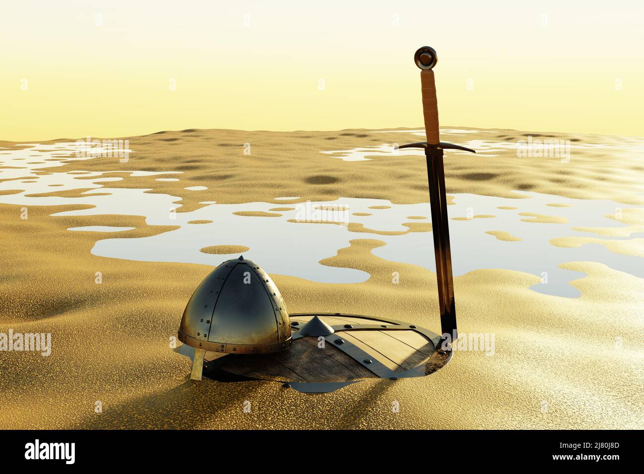 Medieval sword water hi-res stock photography and images - Alamy