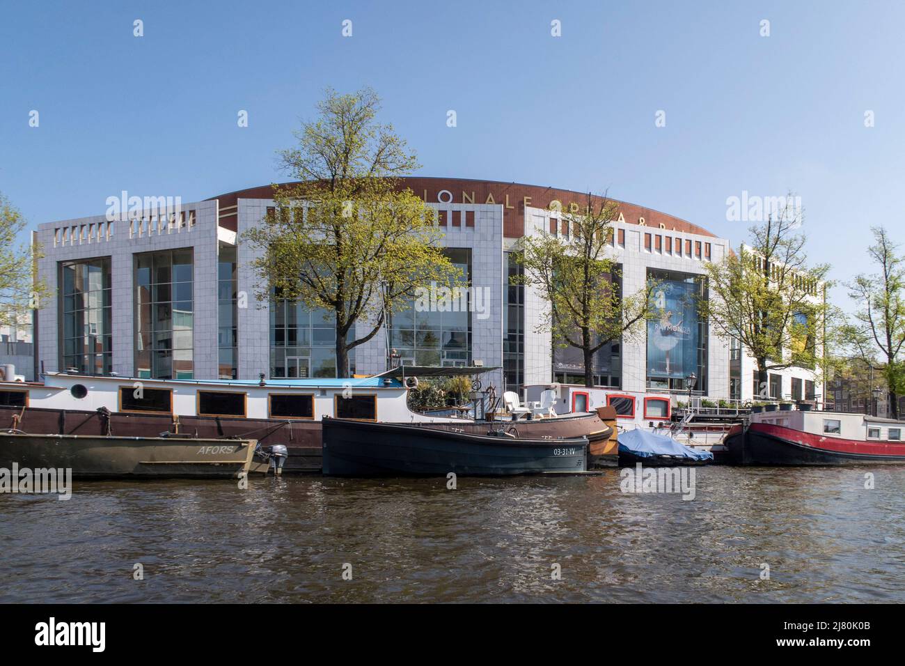 The Stopera building complex housing the City Hall and the Dutch ...