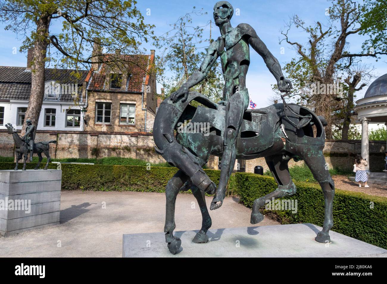 The Four Horsemen of the Apocalypse sculpture by artist Rik Poot in ...