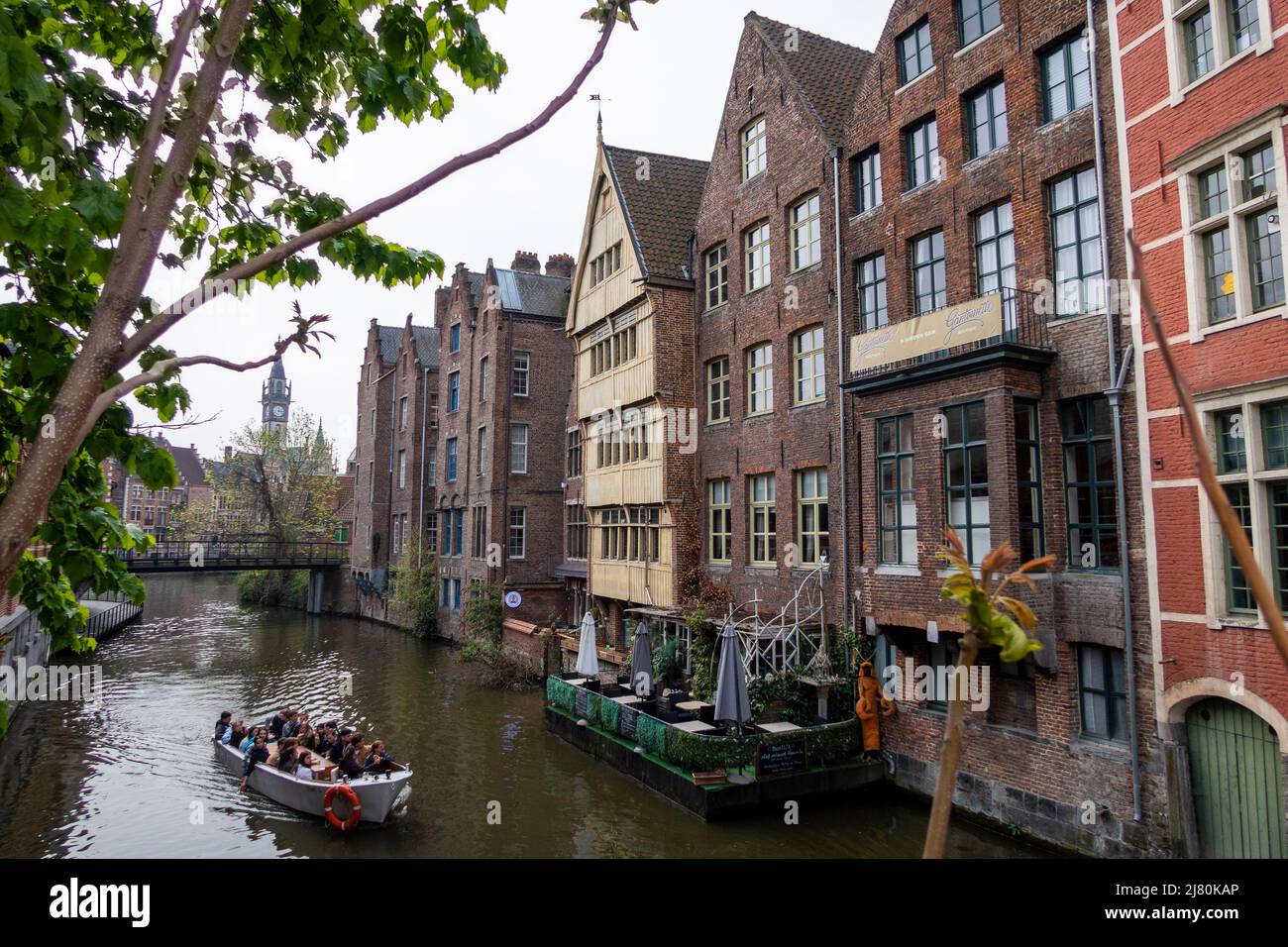 Ghent canals hi-res stock photography and images - Alamy