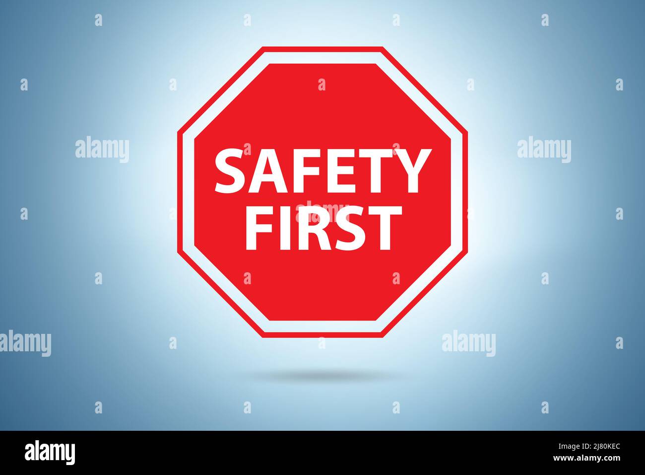 Safety first badge in the industrial safety concept Stock Photo - Alamy