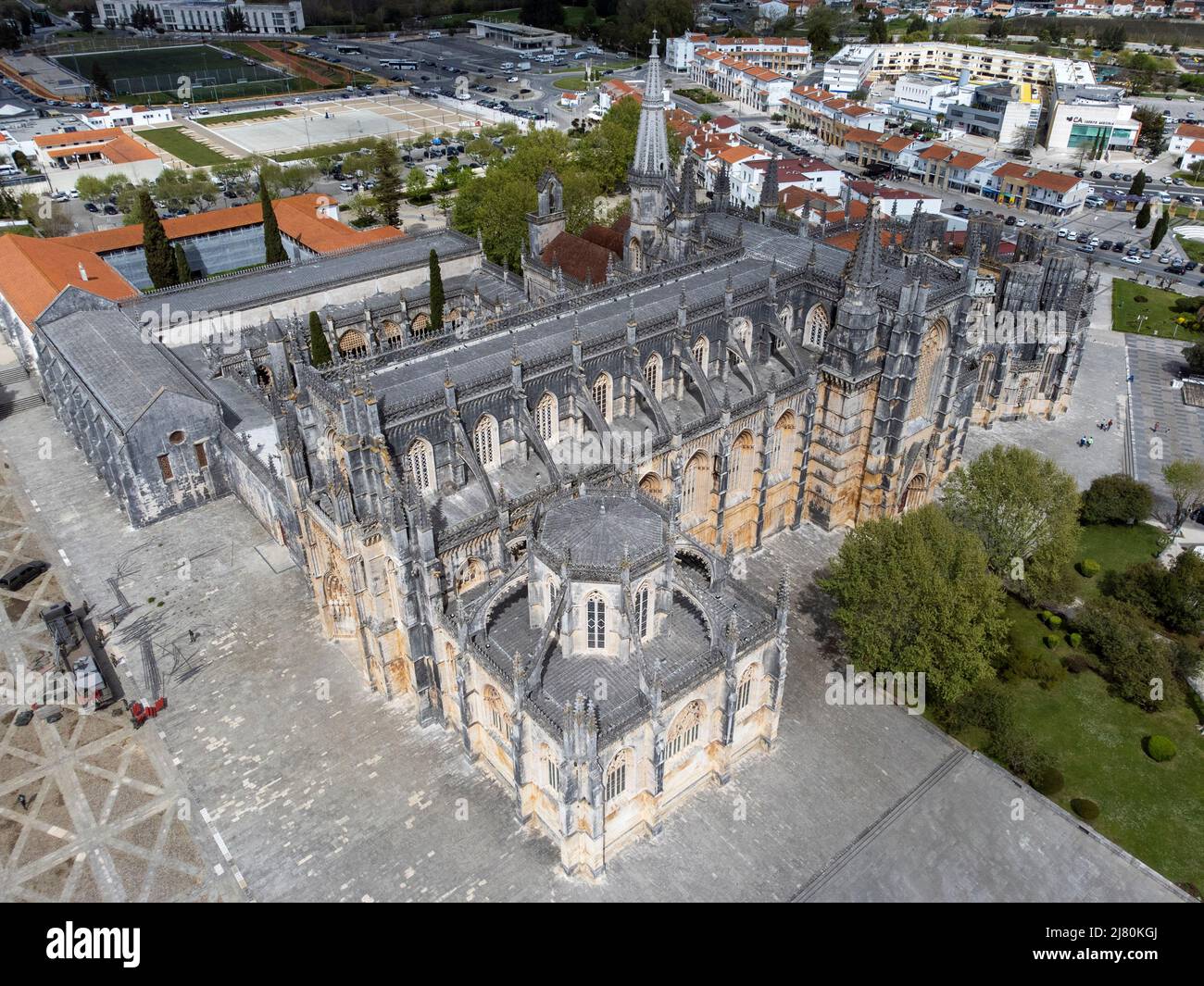 Batalha monastery aerial hi-res stock photography and images - Alamy