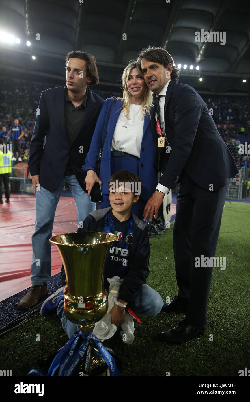 Rome, Italy. 10th May, 2022. ROME, Italy - 11.05.2022: SIMONE INZAGHI ...