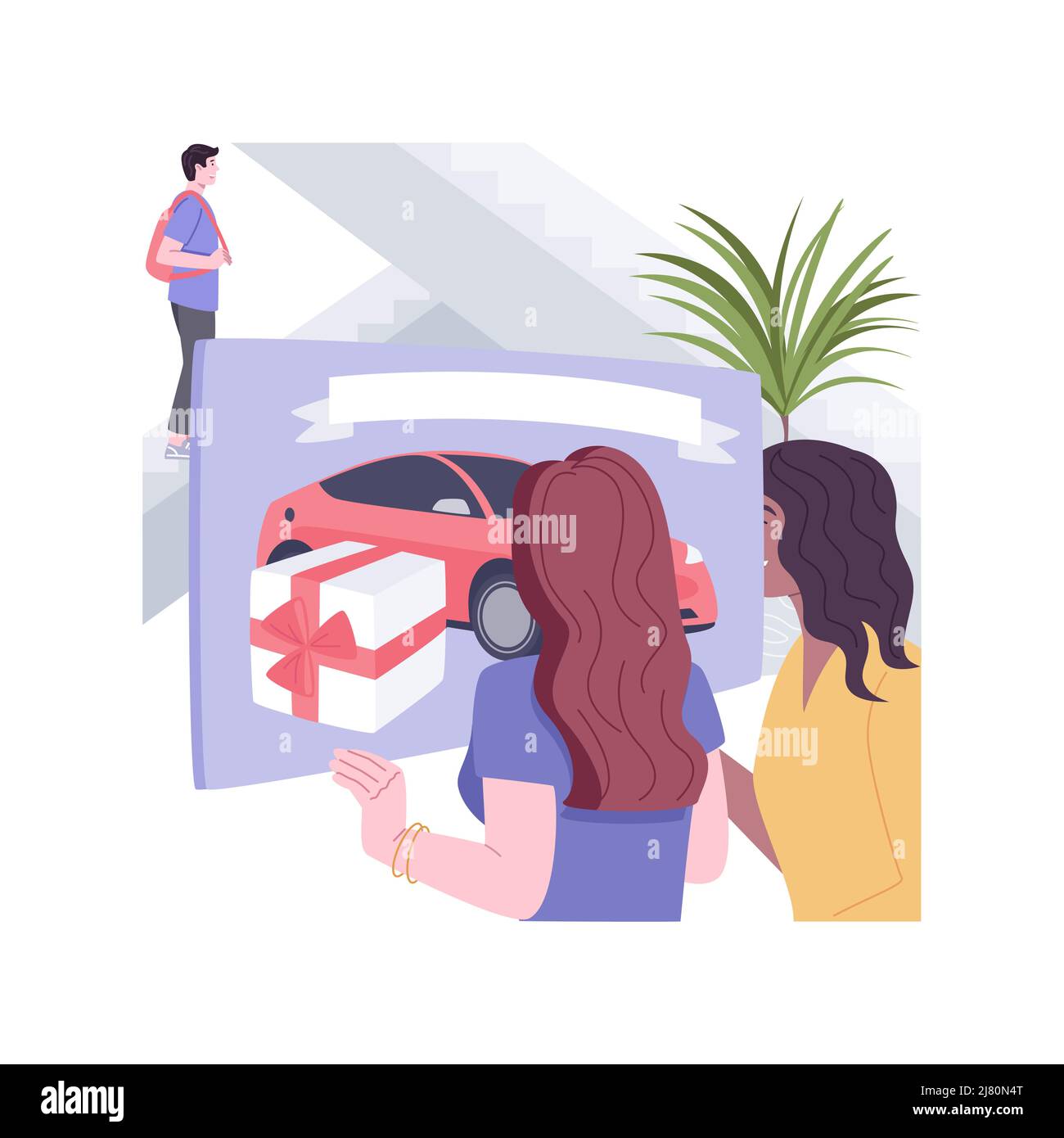 Advertising screens isolated cartoon vector illustrations Stock Vector ...
