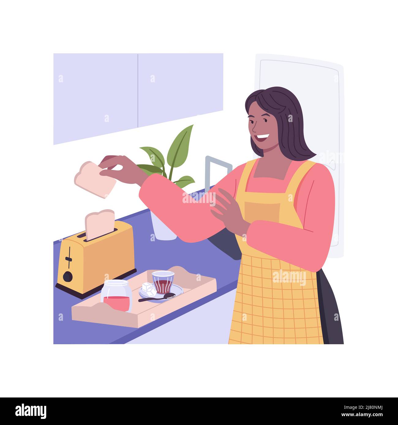 Making a toast isolated cartoon vector illustrations Stock Vector Image ...