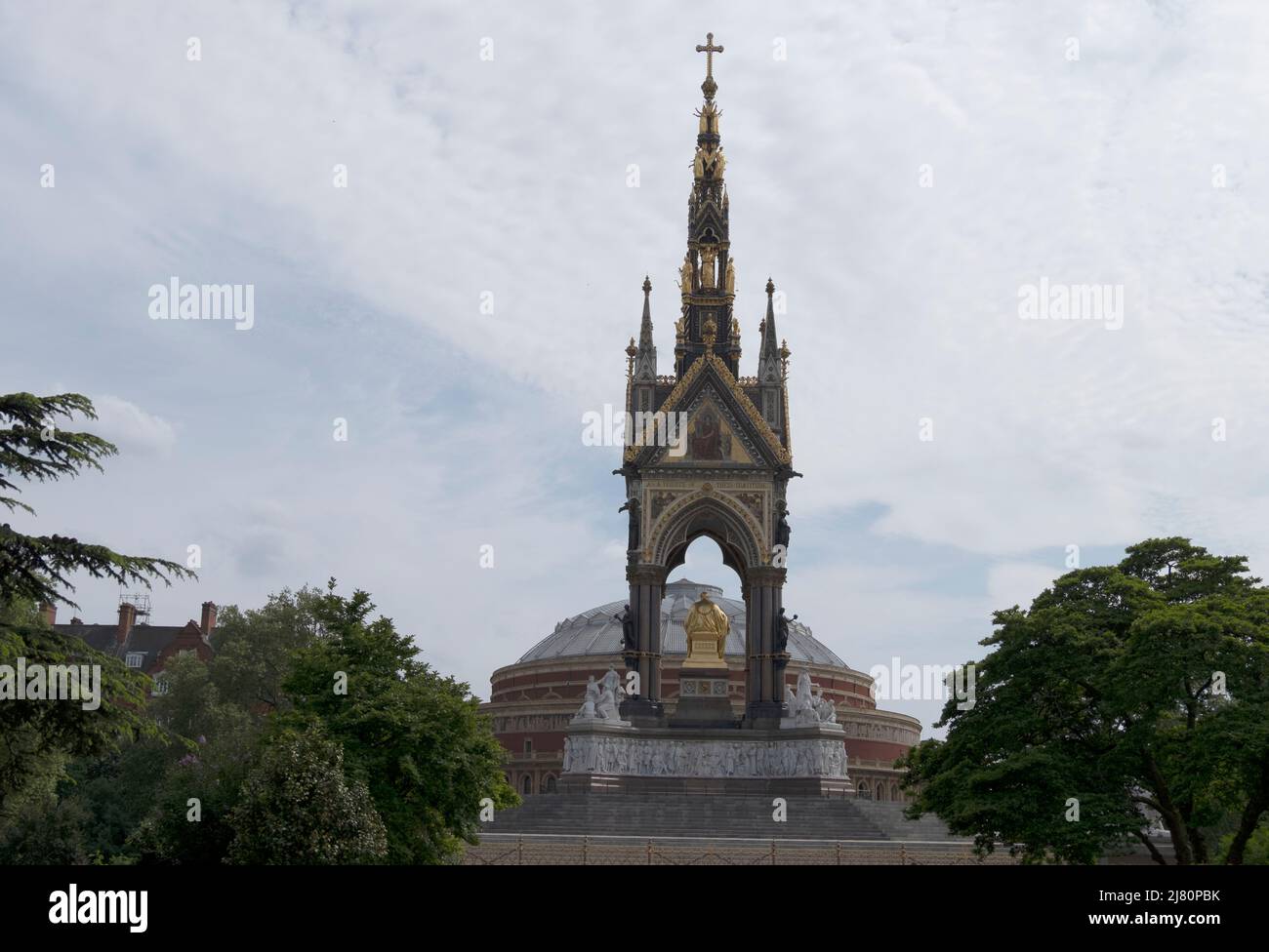 The Price Albert statue at Royal Albert hall in Kensington,London ,UK ...