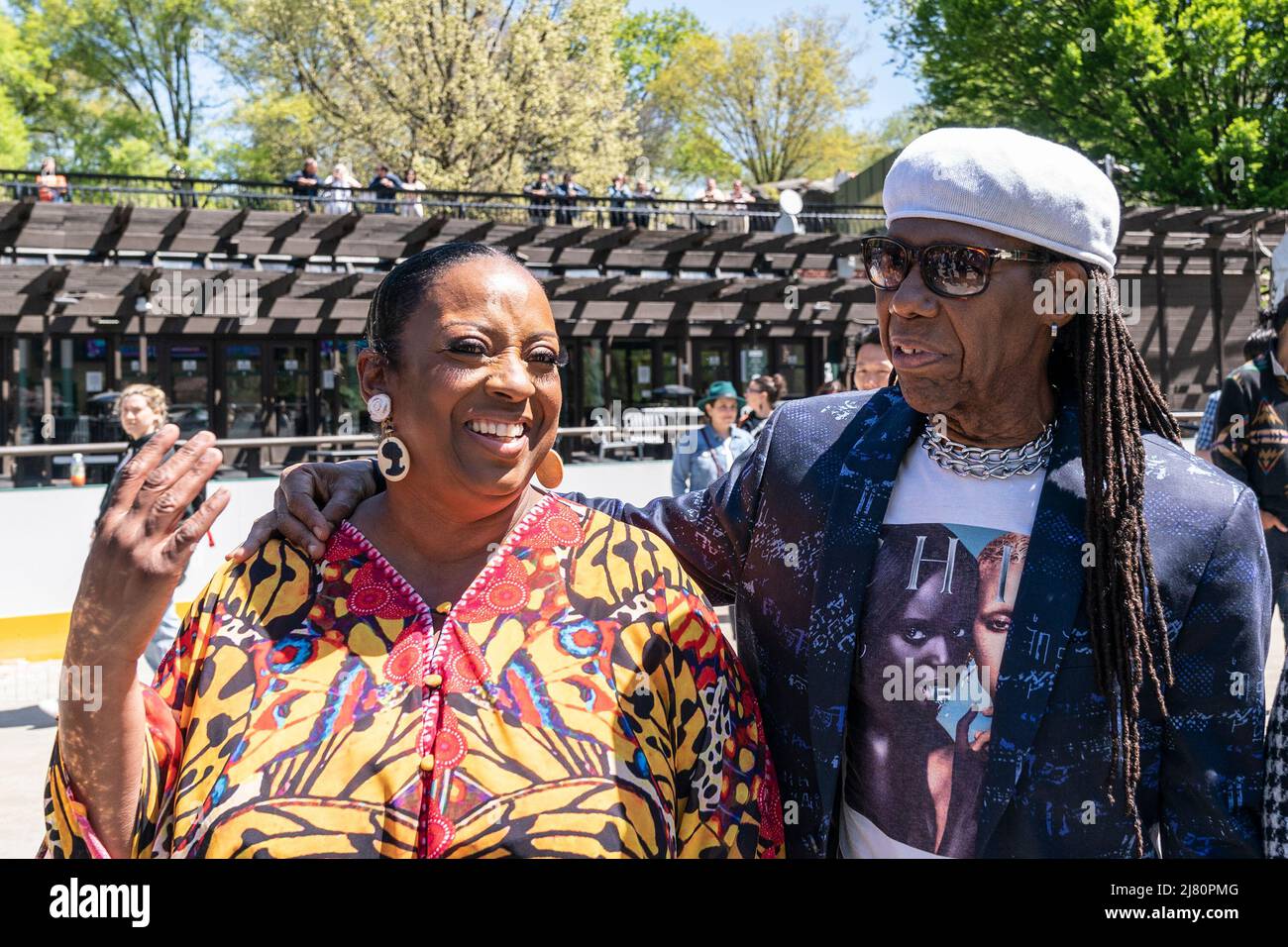 New York, United States. 10th May, 2022. Chef Melba Wilson and Nile ...