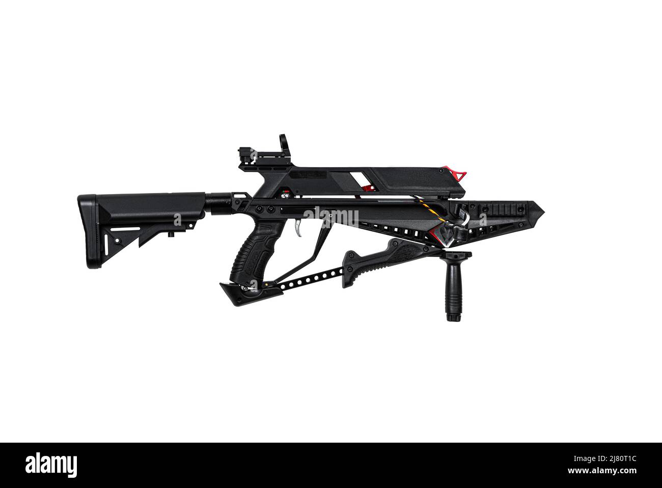 Modern crossbow isolate on a white background. Quiet weapon for hunting ...