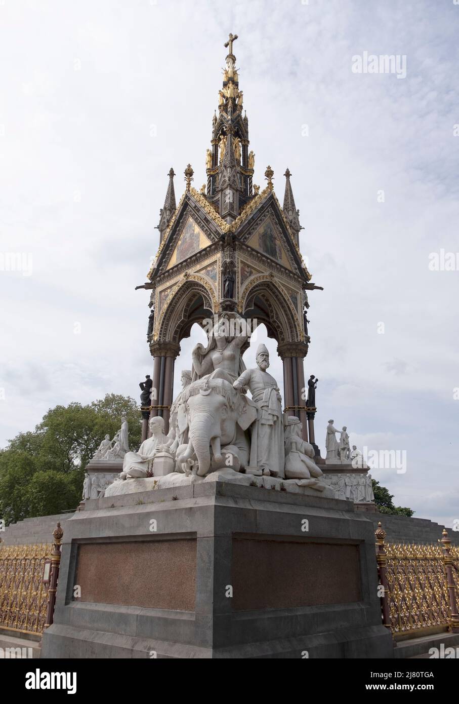The Price Albert statue at Royal Albert hall in Kensington,London ,UK ...