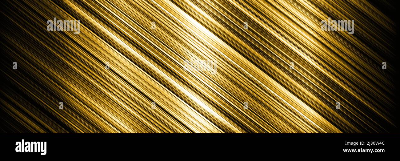 Golden industrial background and stainless steel texture. 3d rendering ...