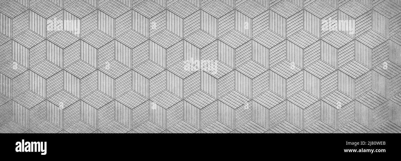 Modern Metallic Honeycomb And Hexagon Background Pattern 3d Rendering