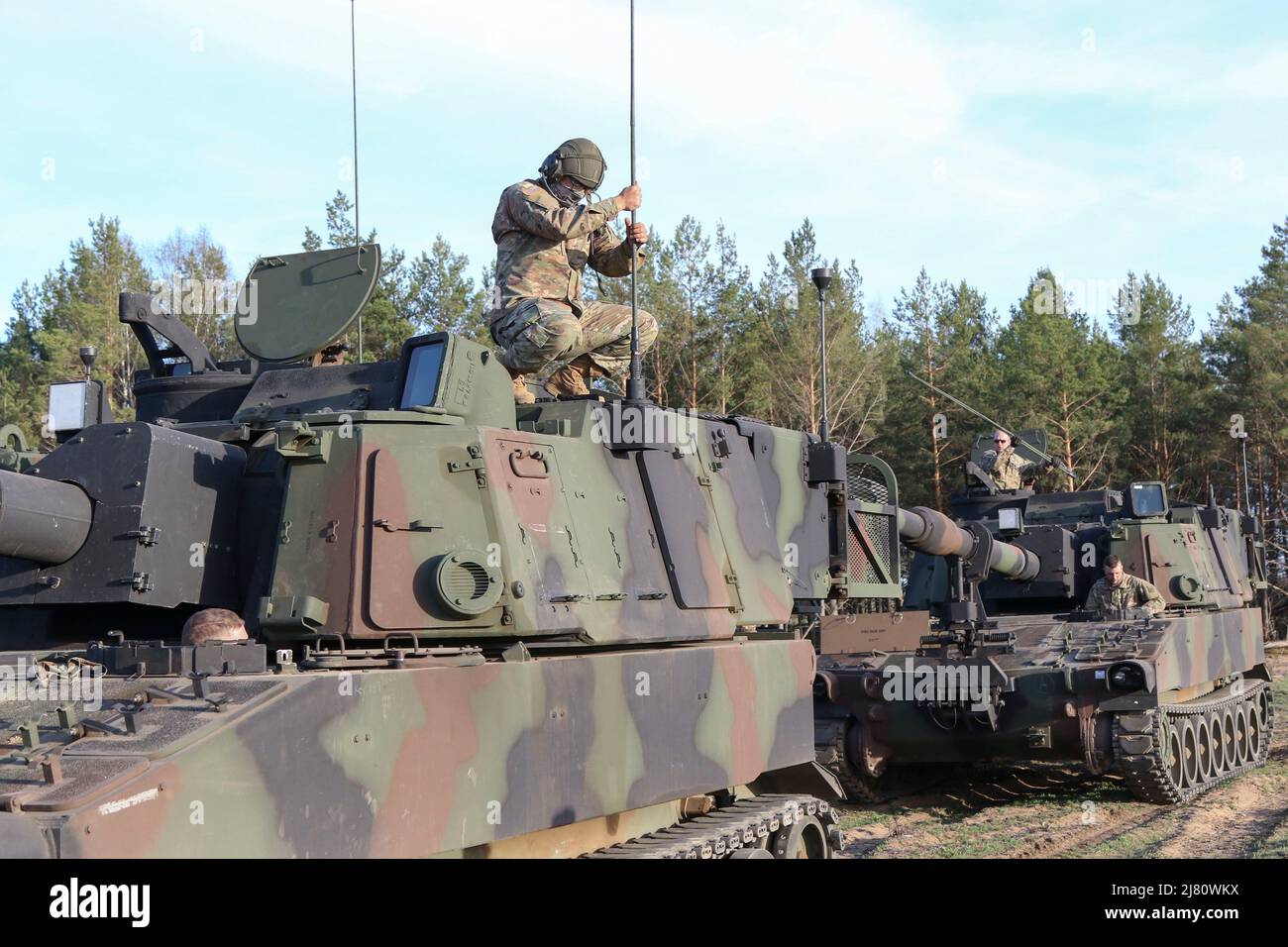 Soldiers with the 1st Battalion, 109th Field Artillery Regiment, 55th ...