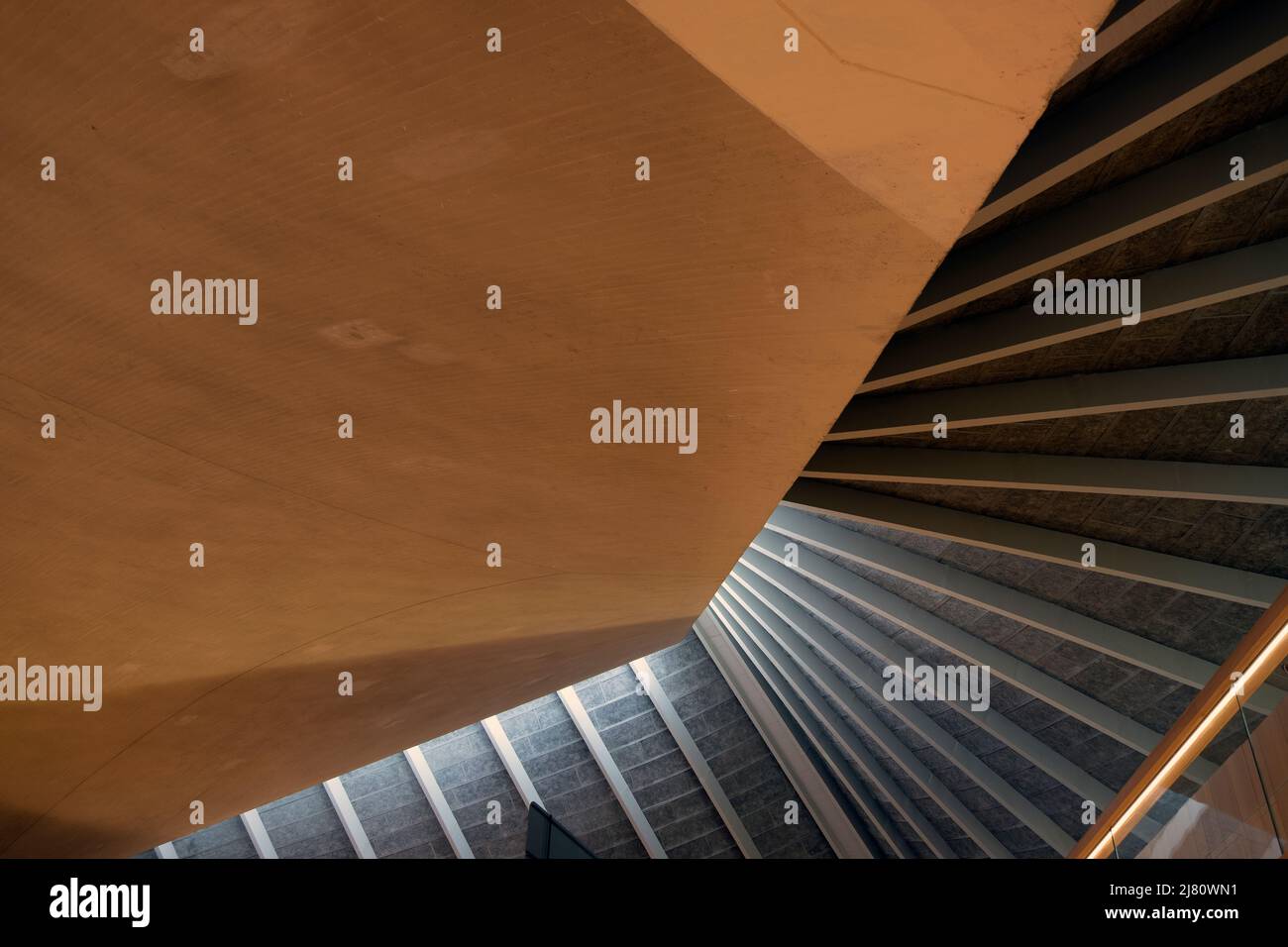 Stairs in Design Museum, London Stock Photo - Alamy