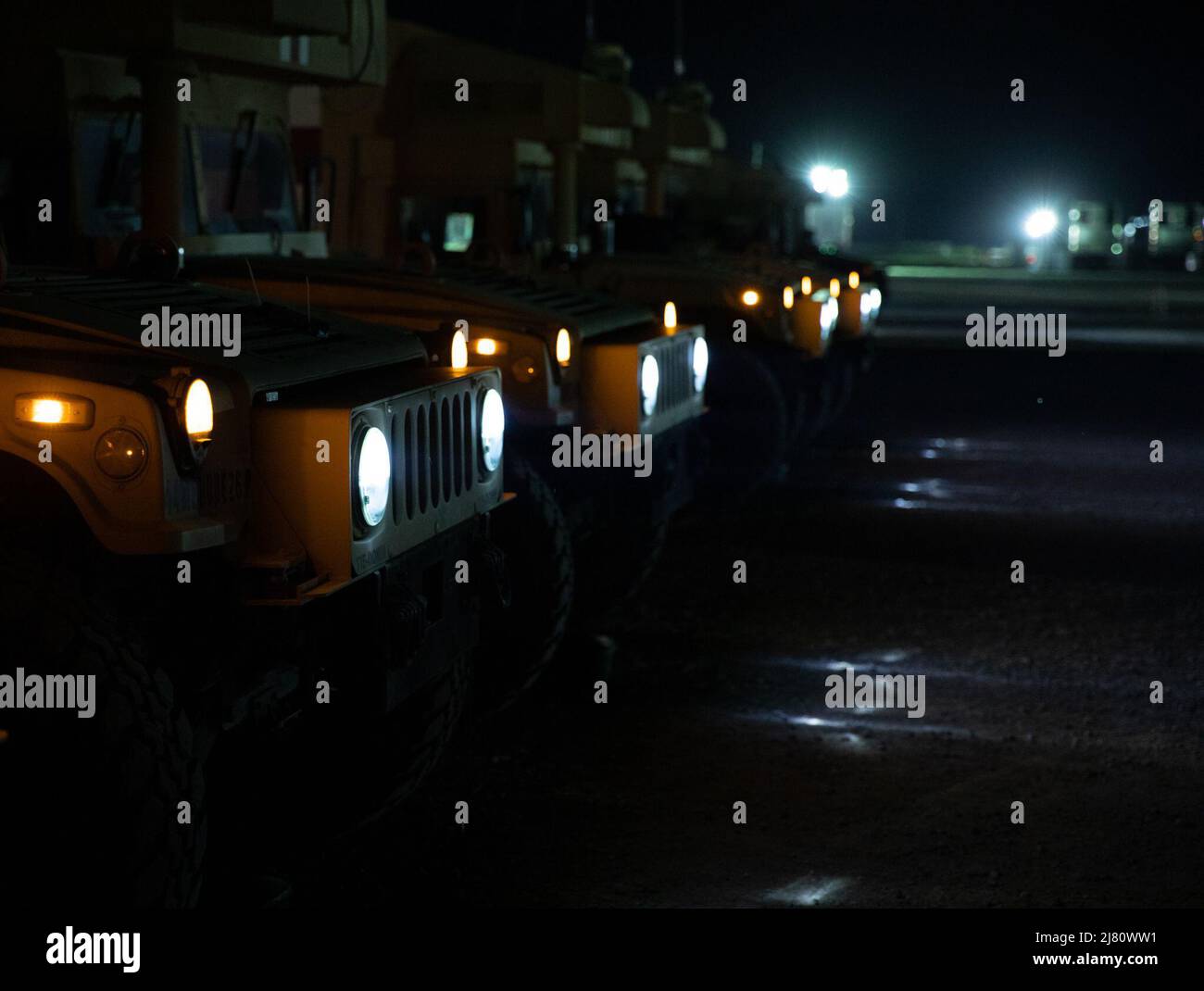 Front Line Ambulances standby for potential medical assistance calls ...