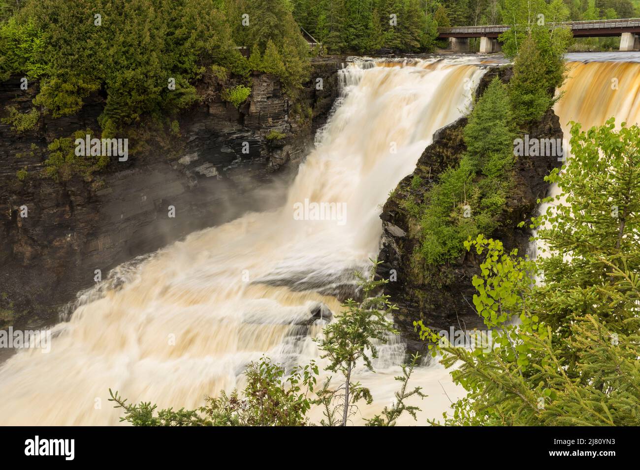 Kakabeka Falls Waterfall In Ontario Canada Stock Photo - Alamy