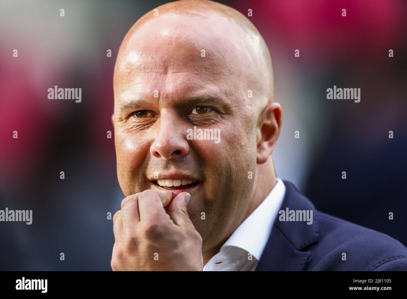 DEVENTER - Feyenoord coach Arne Slot during the Dutch Eredivisie match ...