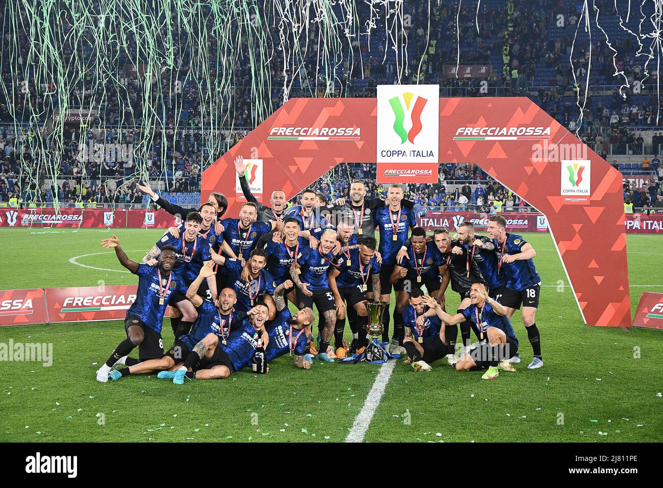 Stadio Olimpico, Rome, Italy. 11th May, 2022. Coppa Italia football ...