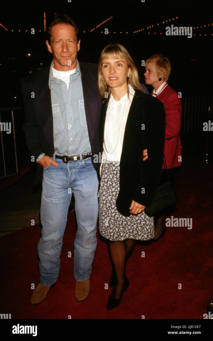 Peter Strauss at the City Of Joy on April 7, 1992 at the Cineplex Odeon ...