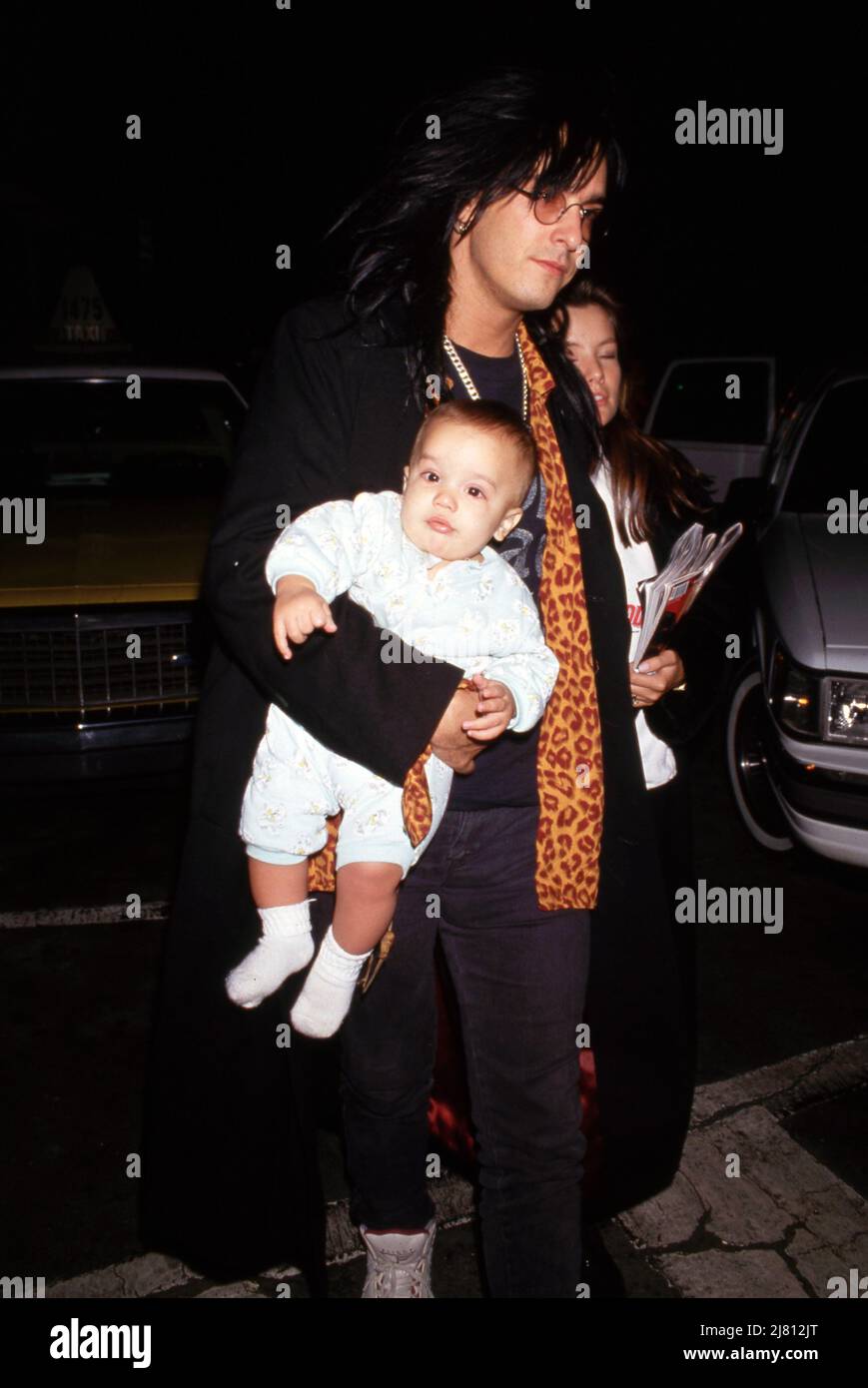 Nikki Sixx and Brandy Brandt Circa 1990's Credit: Ralph Dominguez ...
