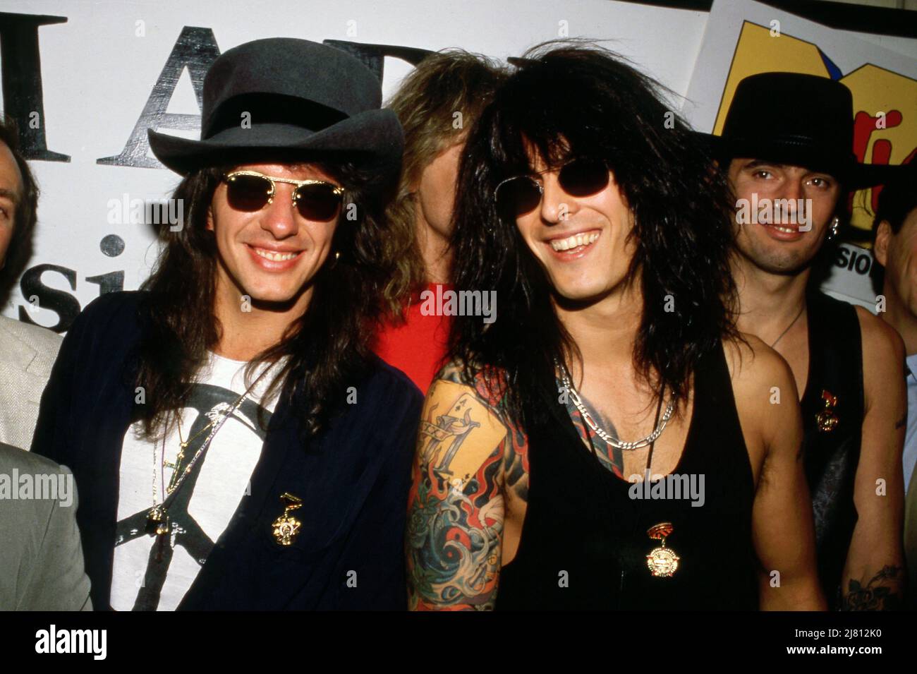 Nikki Sixx 1989 Credit: Ralph Dominguez/MediaPunch Stock Photo - Alamy