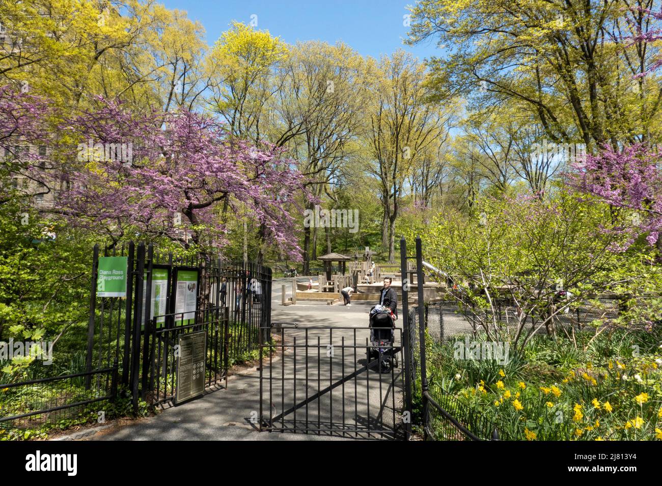 The Diana Ross playground is located on Central Park West at 81st ...