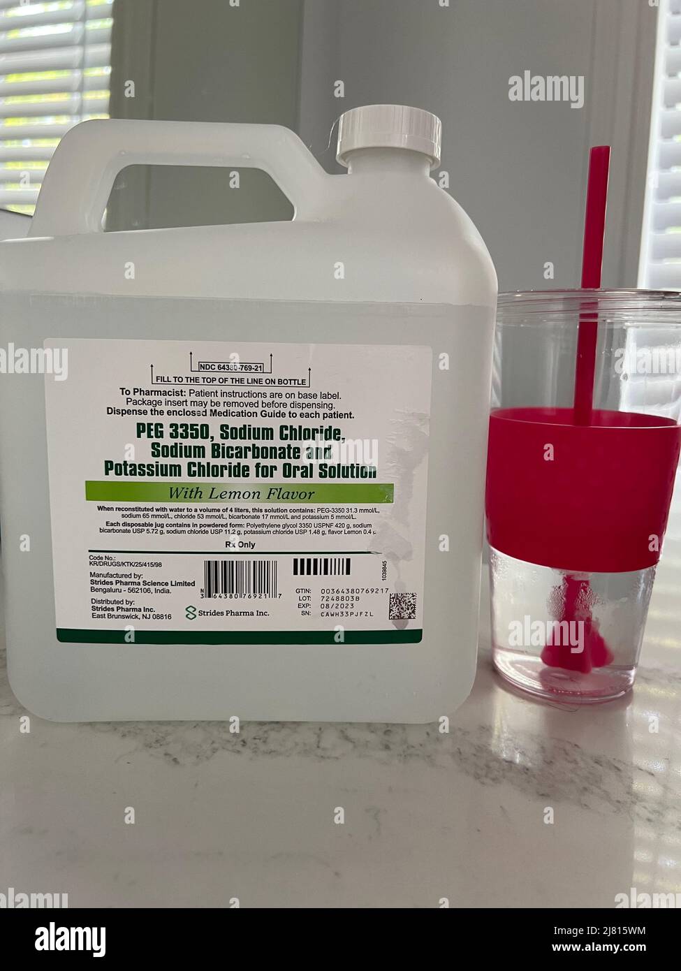 Colonoscopy prep hi-res stock photography and images - Alamy