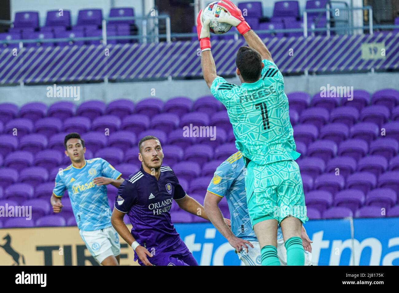 Orlando, Florida, USA, May 11, 2022, Philadelphia Union Goalkeeper Matt ...