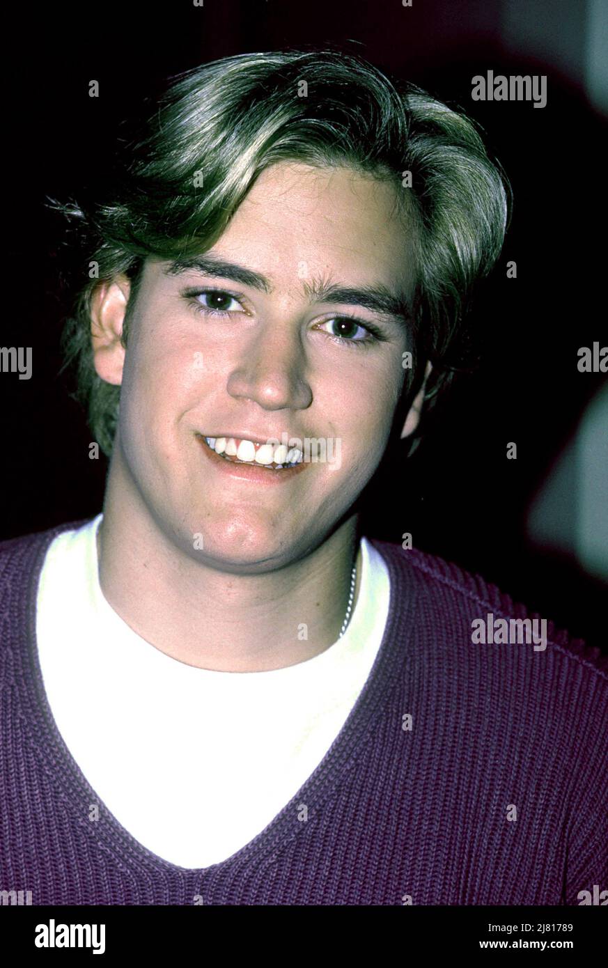 Mark-Paul Gosselaar on the set of Saved by the Bell in 1993 Credit: Ron ...